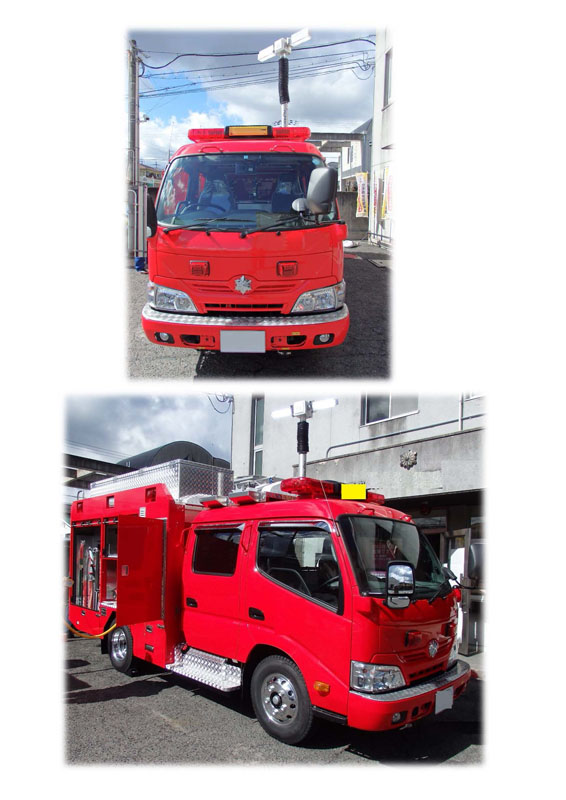 LED照明装置 NIGHT SCAN CHIEF - 消防車 消防関連 投光機 梯子昇降装置 佐藤工業所
